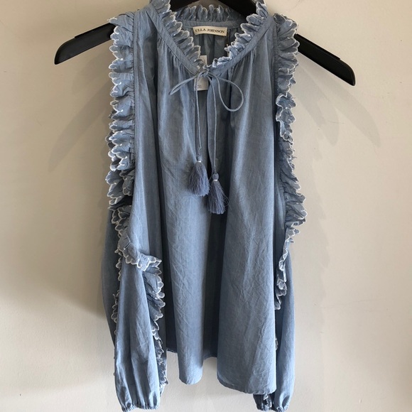 Ulla Johnson | Tops | Ulla Johnson Amandine Cold Shoulder Blouse Top ...